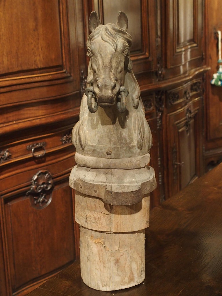 19th Century French Hitching Post Ornament at 1stDibs