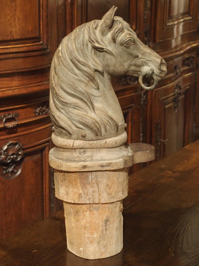 19th Century French Hitching Post Ornament at 1stDibs