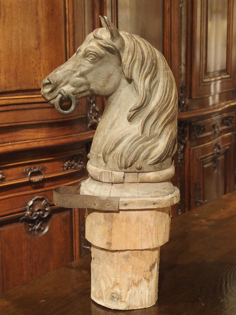 19th Century French Hitching Post Ornament at 1stDibs