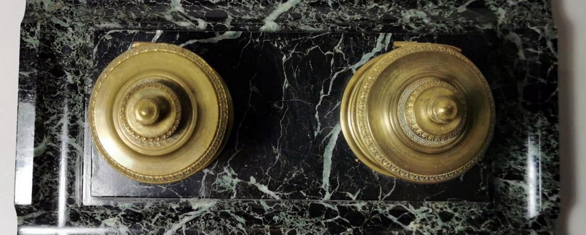Napoleon III French Inkwell in Bronze And Marble 1848-1850 at 1stDibs ...