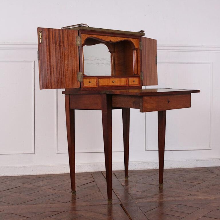 19th Century French Inlaid Secretaire at 1stDibs