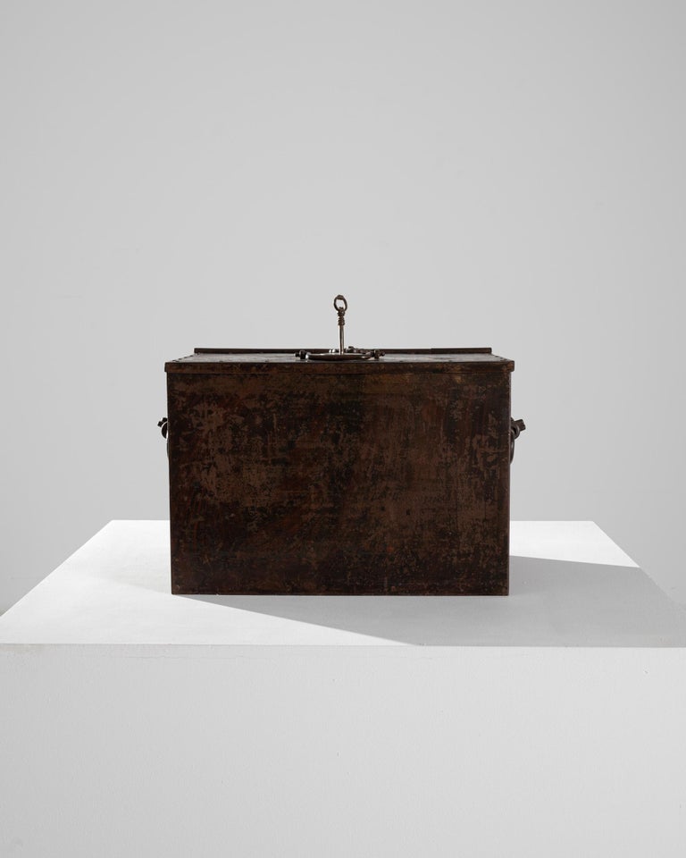 19th Century French Iron Safe For Sale at 1stDibs