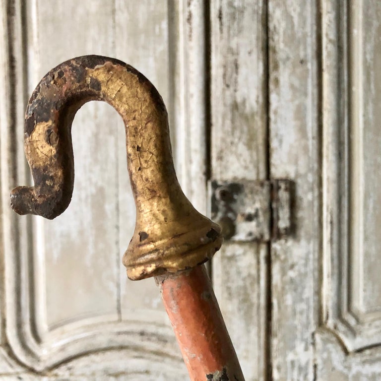 19th Century French Large Wood Gilt Paint Ceiling Medallion For Sale at ...