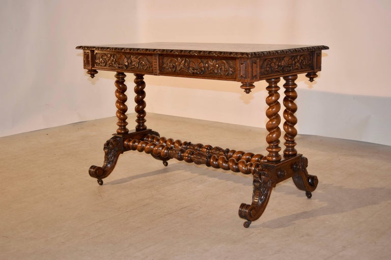 19th Century French Library Table at 1stDibs