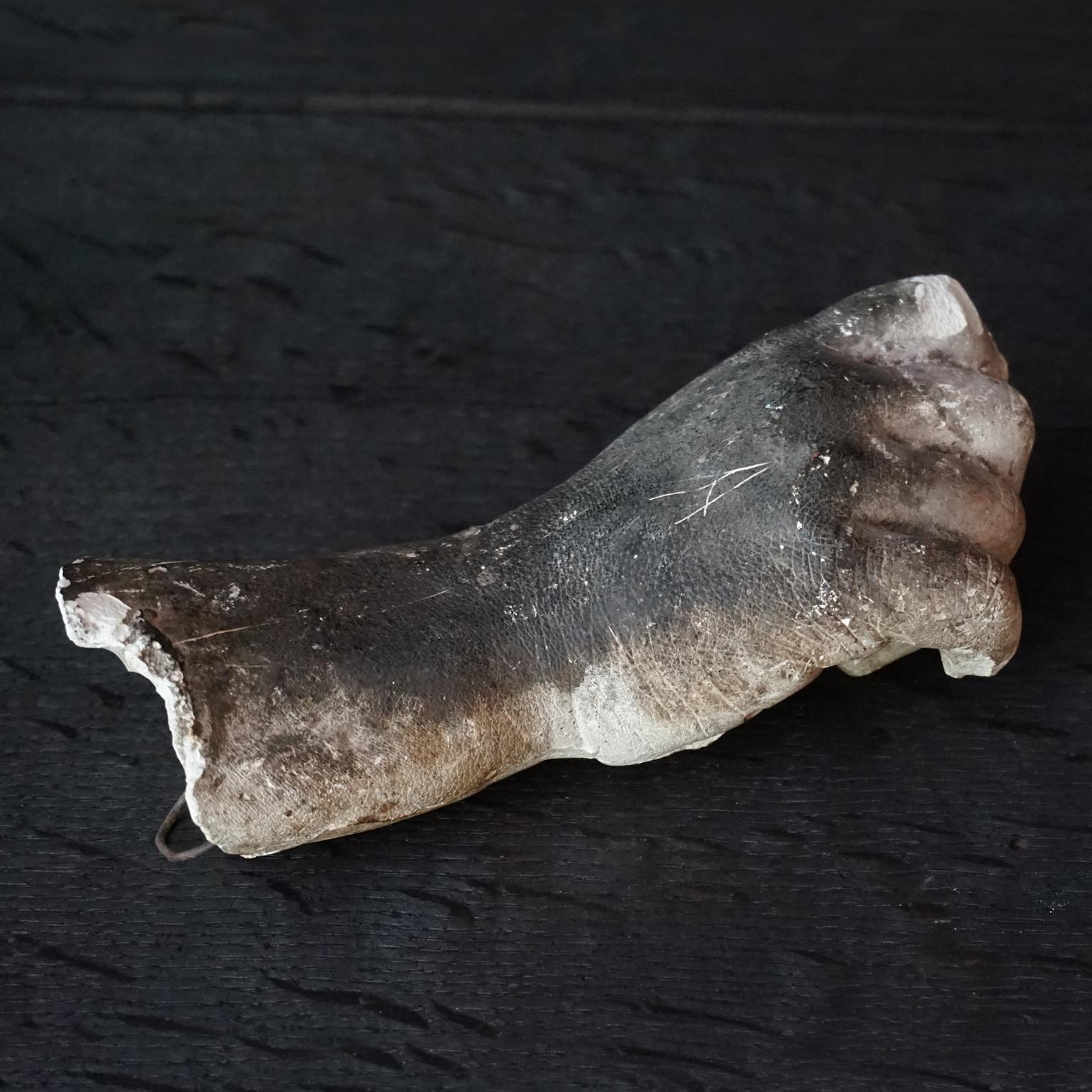 19th Century French Life Size Cast Plaster Study of a Childs Under Arm ...