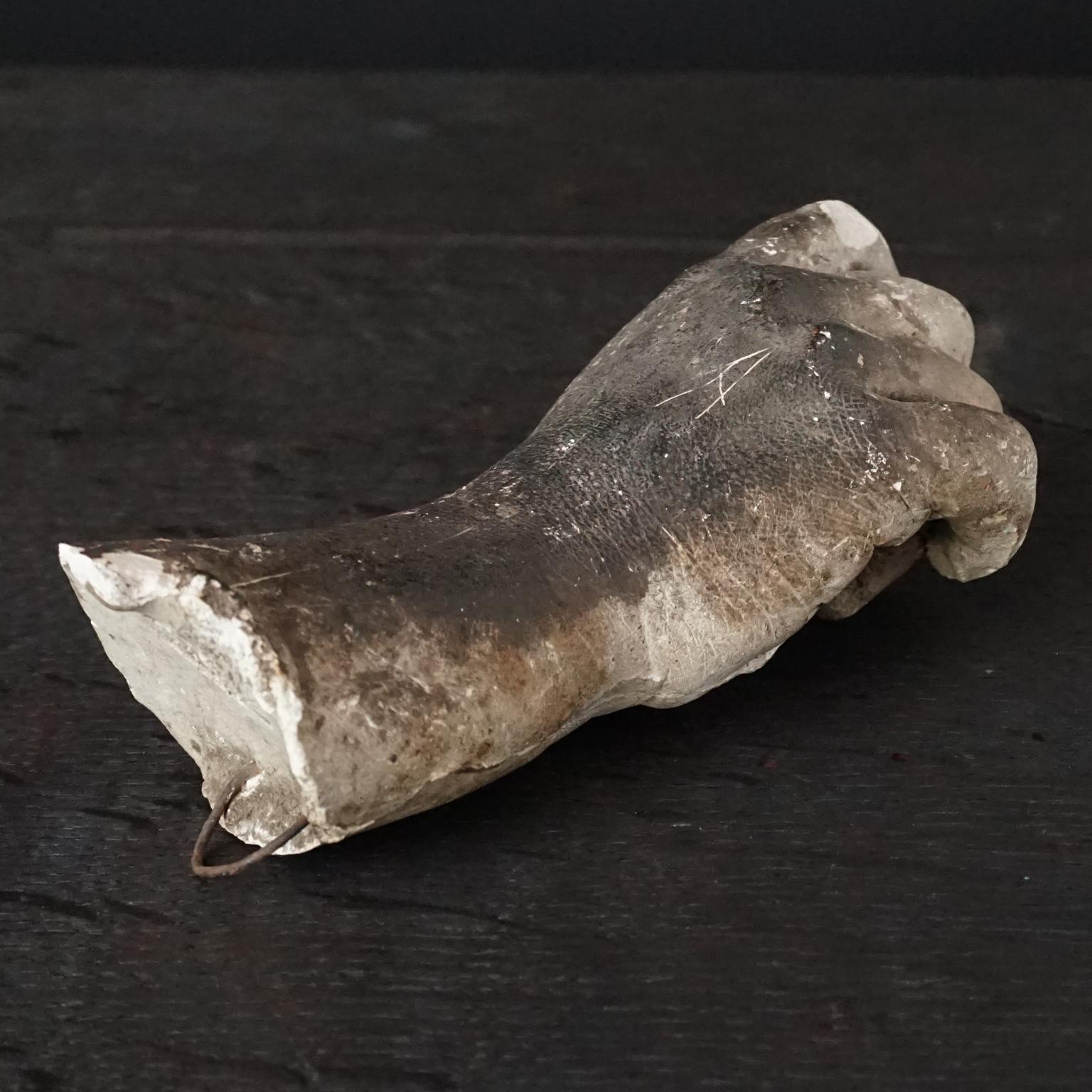 19th Century French Life Size Cast Plaster Study of a Childs Under Arm ...