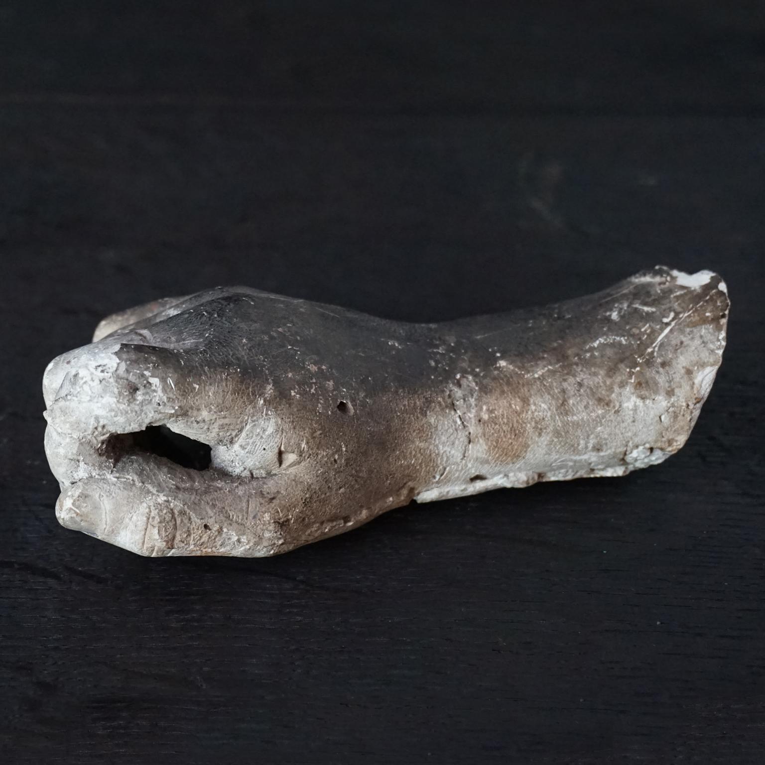 19th Century French Life Size Cast Plaster Study of a Childs Under Arm ...