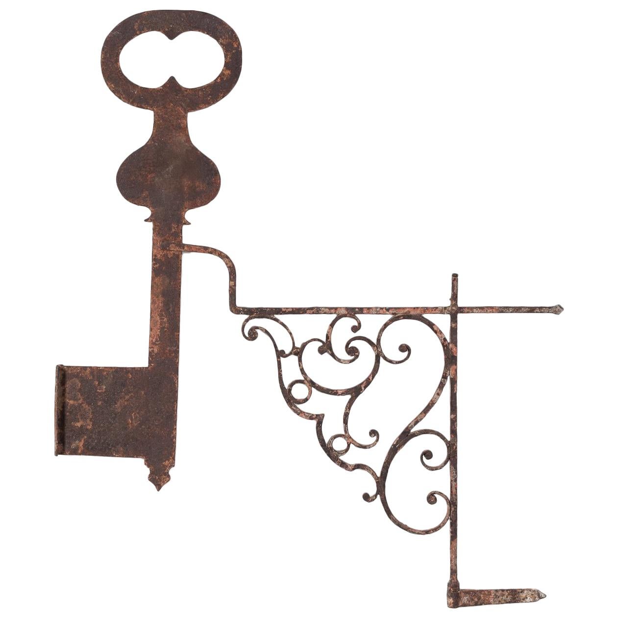 19th Century French Locksmiths Trade Sign For Sale at 1stDibs