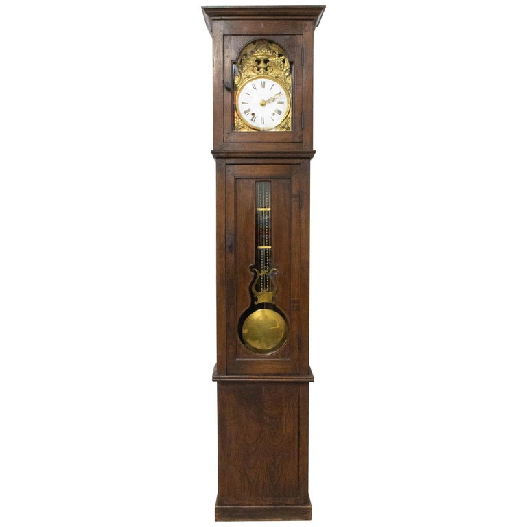19th Century French Longcase or Grandfather Clock at 1stDibs