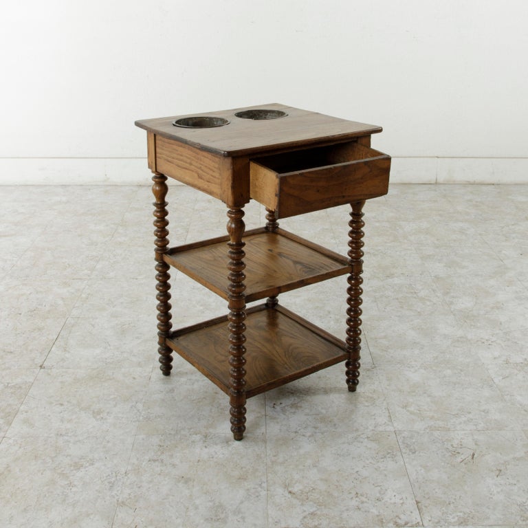 19th Century French Louis Philippe Chestnut Champagne Side Table ...