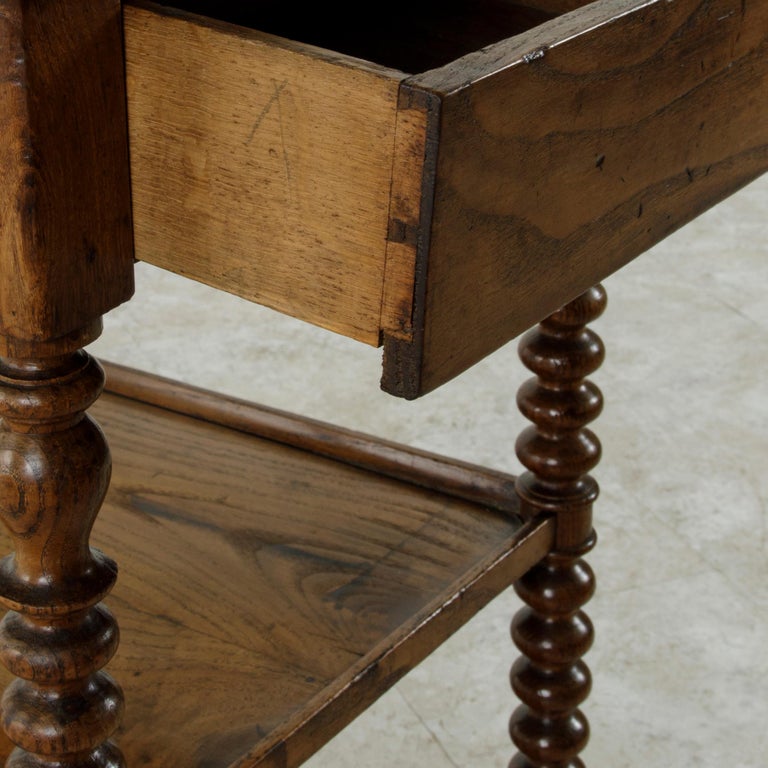 19th Century French Louis Philippe Chestnut Champagne Side Table ...