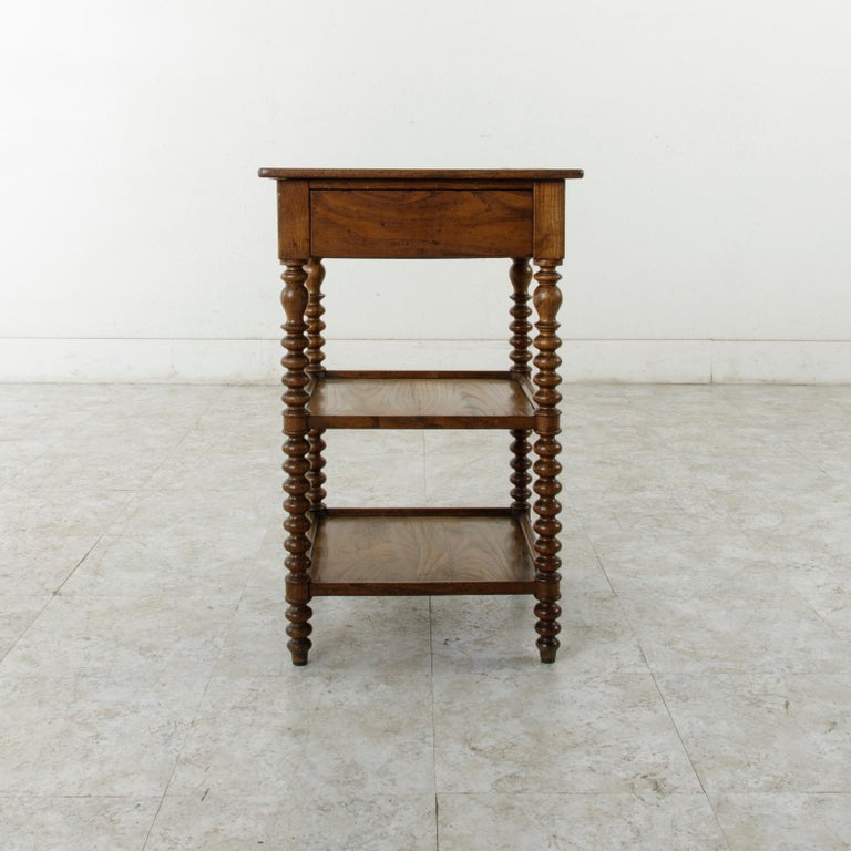 19th Century French Louis Philippe Chestnut Champagne Side Table ...