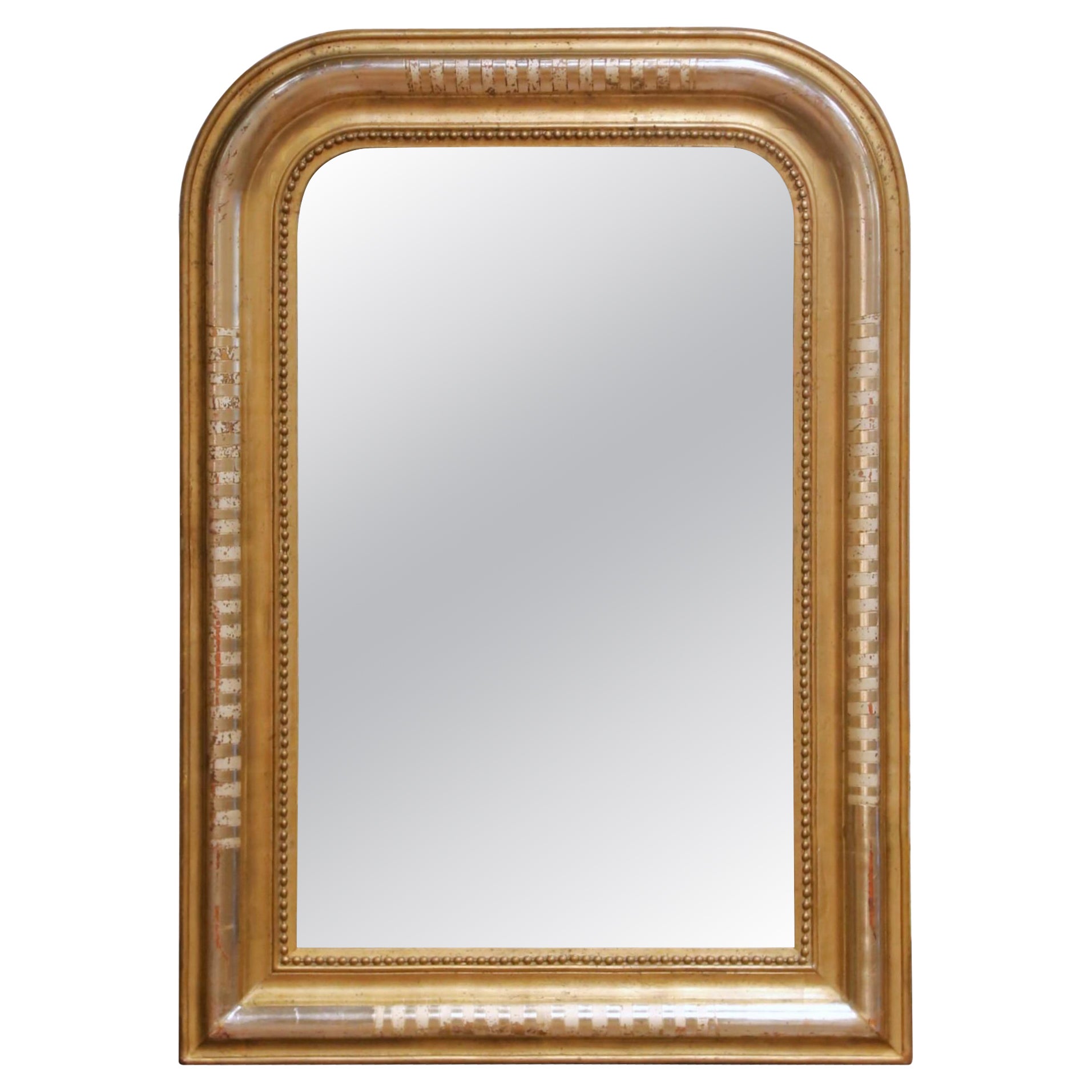 Antique French Gilt-wood Wall Mirror From The Louis-Philippe Period ...