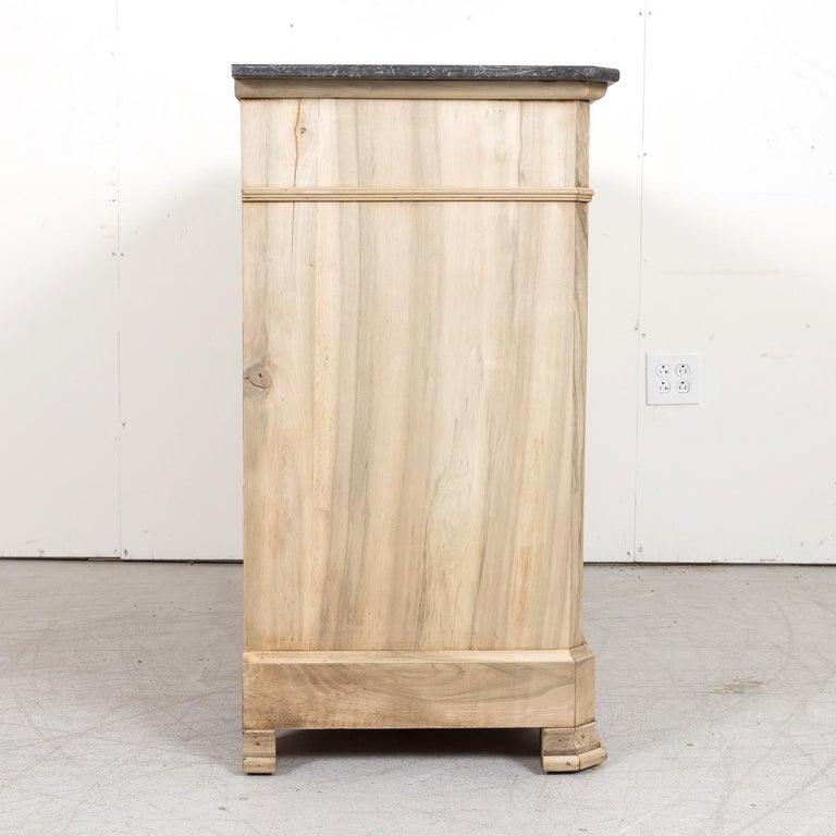 19th Century French Louis Philippe Style Bleached Walnut Commode with ...