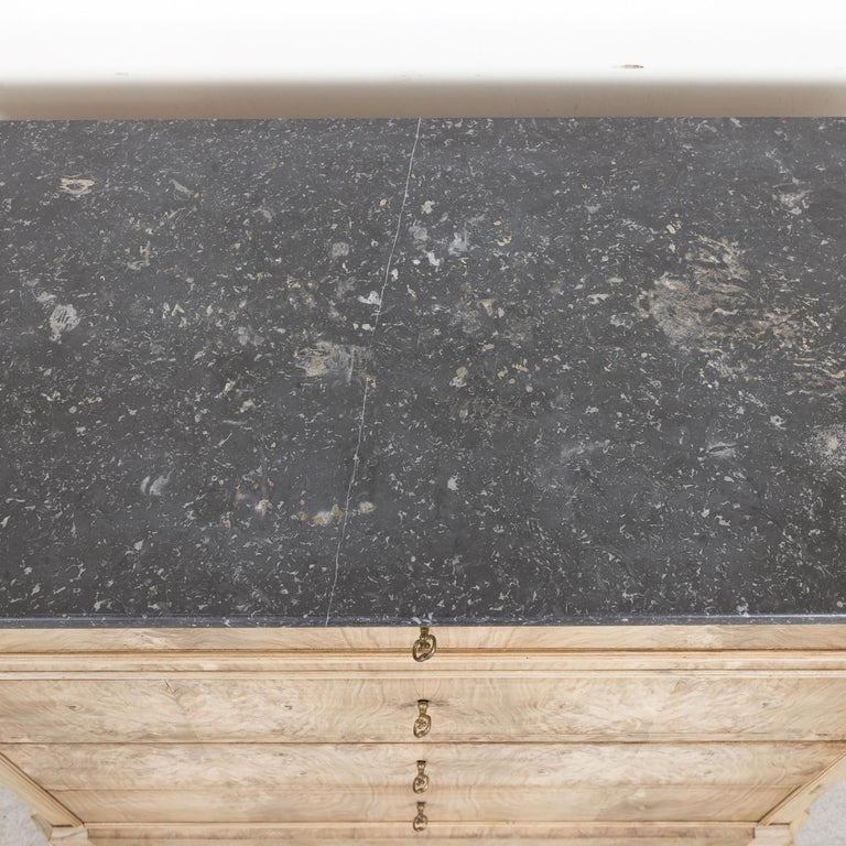 19th Century French Louis Philippe Style Bleached Walnut Commode with ...