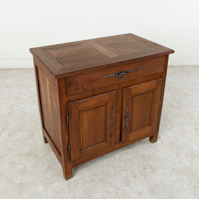 19th Century French Louis XIV Style Hand Pegged Oak Buffet, or ...