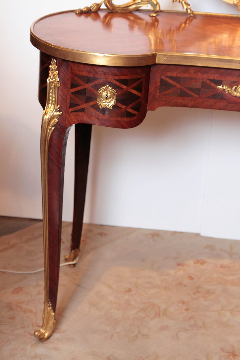 19th Century French Louis XV Signed Dressing Table at 1stDibs