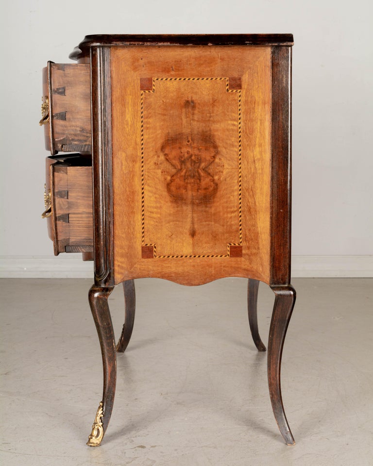 19th Century French Louis XV Style Marquetry Commode For Sale at 1stDibs
