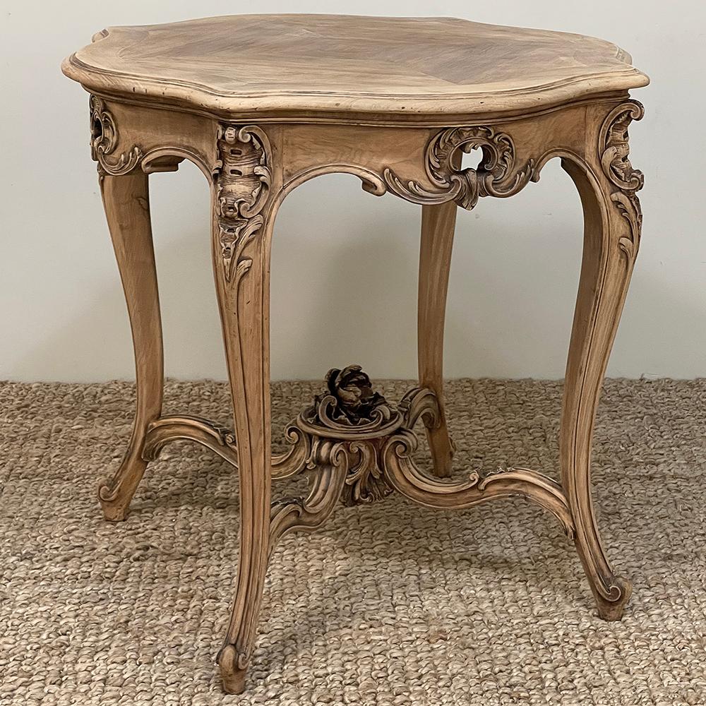 19th Century French Louis XV Walnut Center Table ~ End Table For Sale ...