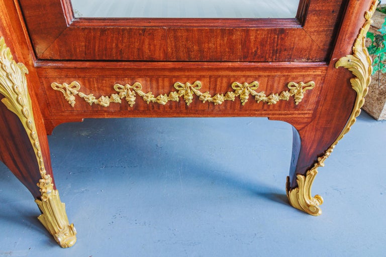 19th Century French Louis XVI Mahogany and Gilt Bronze Signed Viewing ...