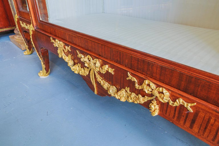 19th Century French Louis XVI Mahogany and Gilt Bronze Signed Viewing ...