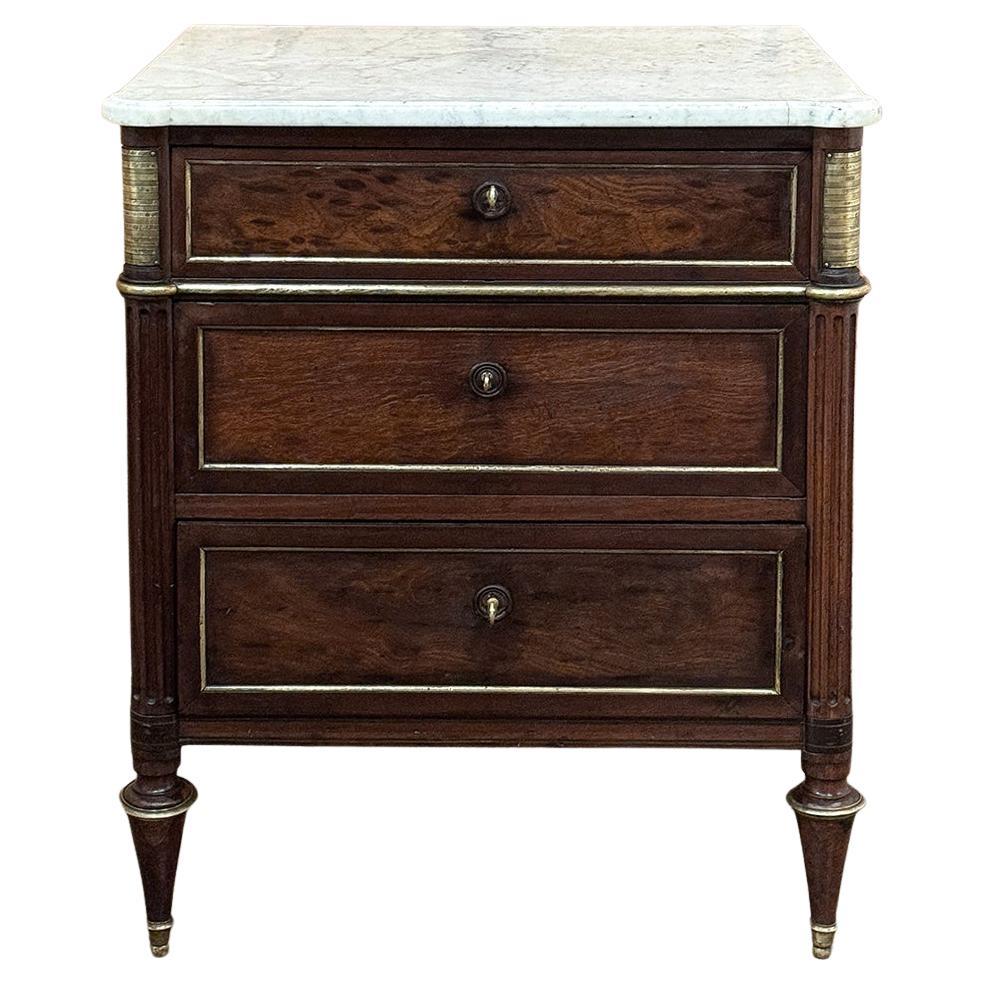 19th Century French Marble Top Commode in the Louis XVI Style by Henry ...