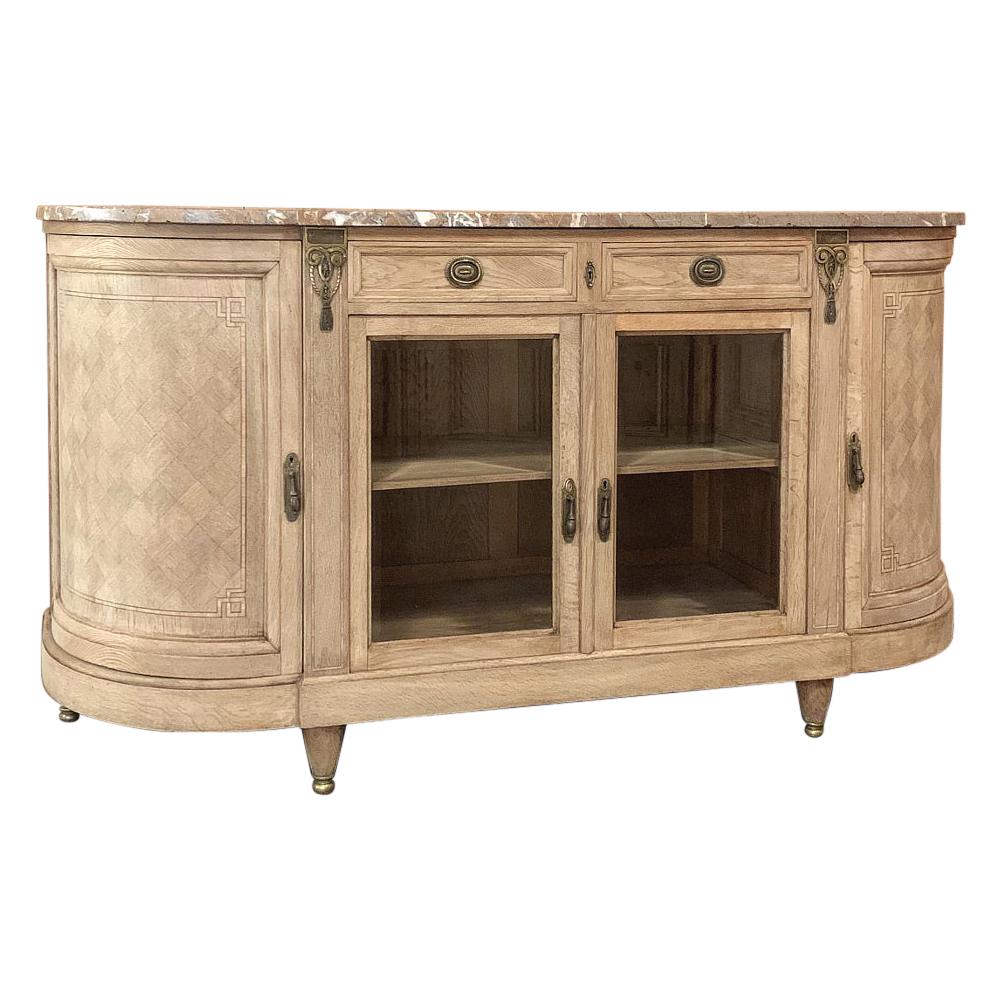 19th Century French Louis XVI Painted Buffet For Sale at 1stDibs