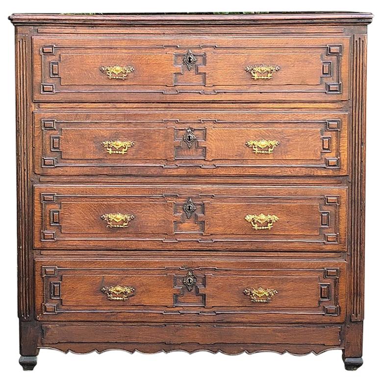 19th Century French Painted Empire Commode For Sale at 1stDibs