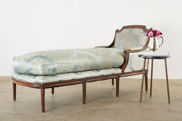 19th Century French Louis XVI Style Chaise Lounge Daybed at 1stDibs ...