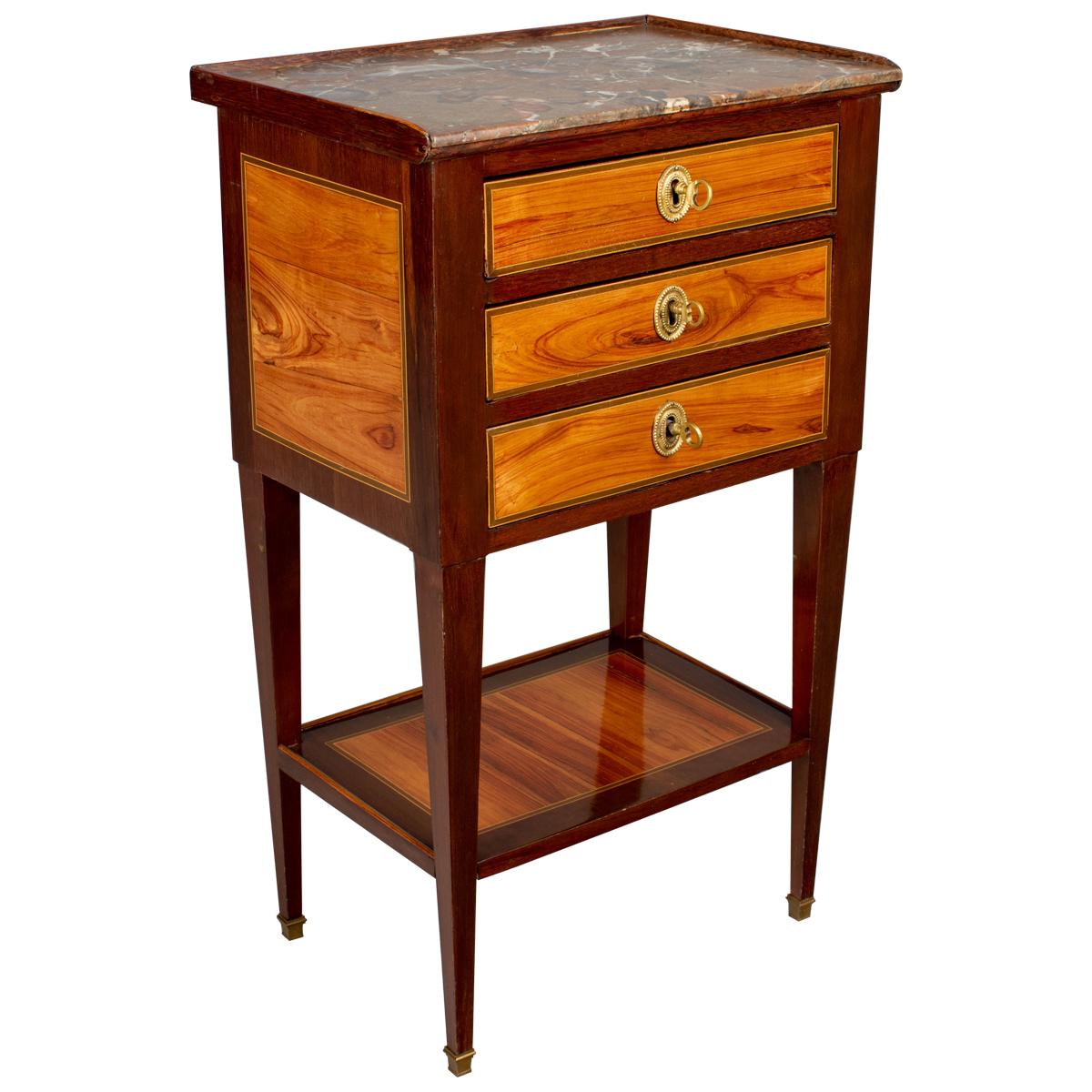 Louis XVI Style Side Table, 19th Century For Sale at 1stDibs