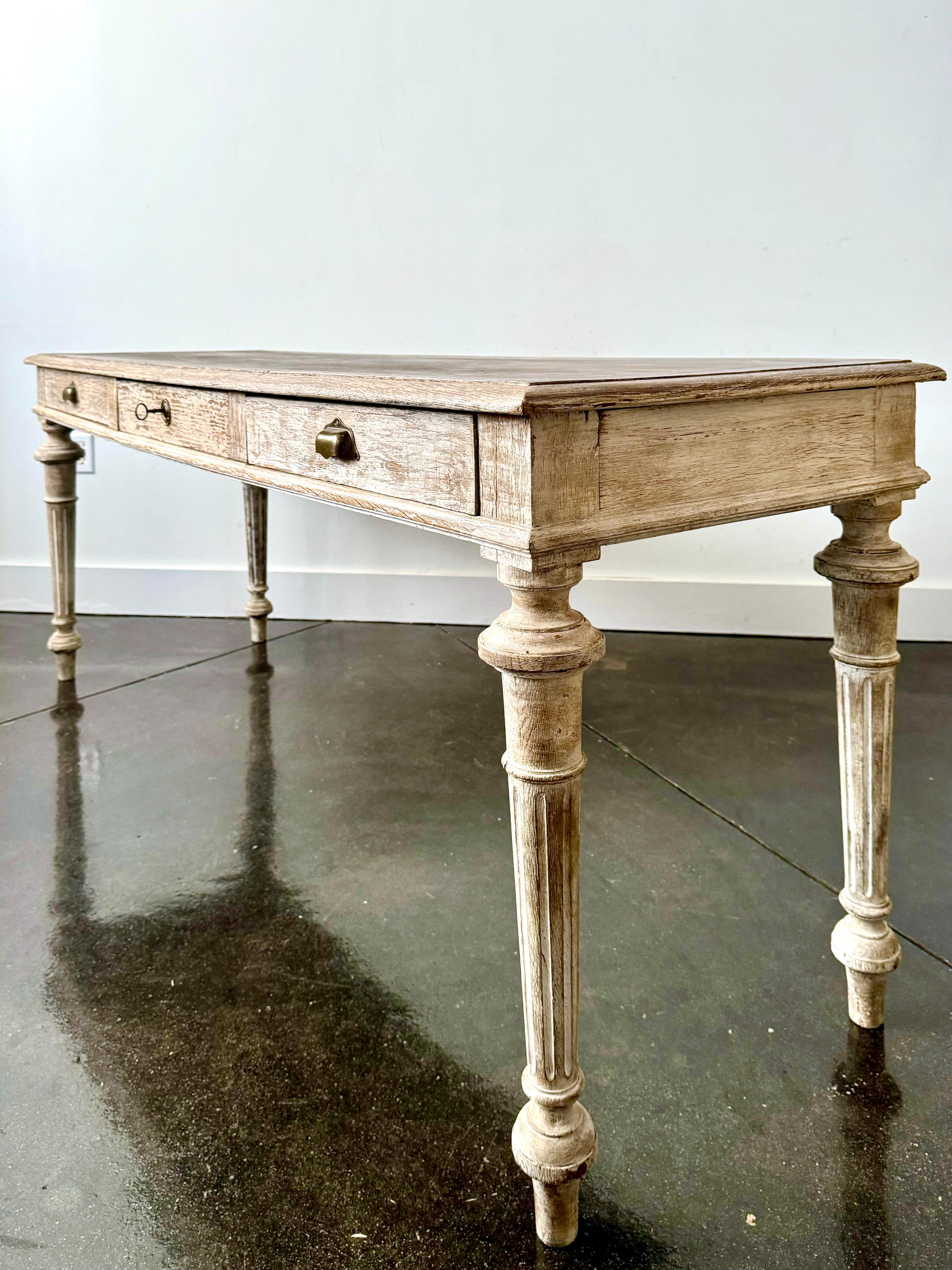 19th Century French LXVI Style Long Console Table For Sale at 1stDibs