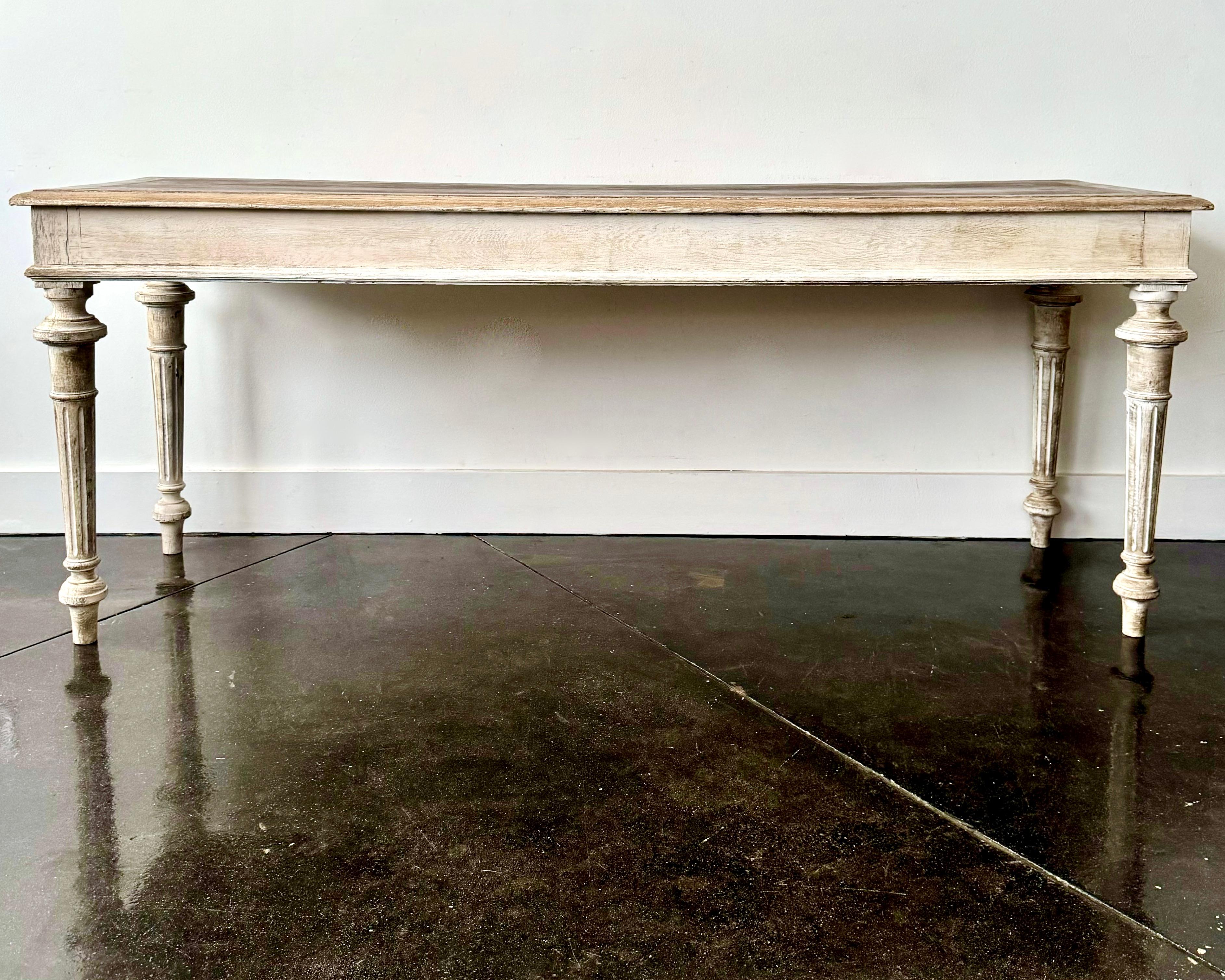 19th Century French LXVI Style Long Console Table For Sale at 1stDibs