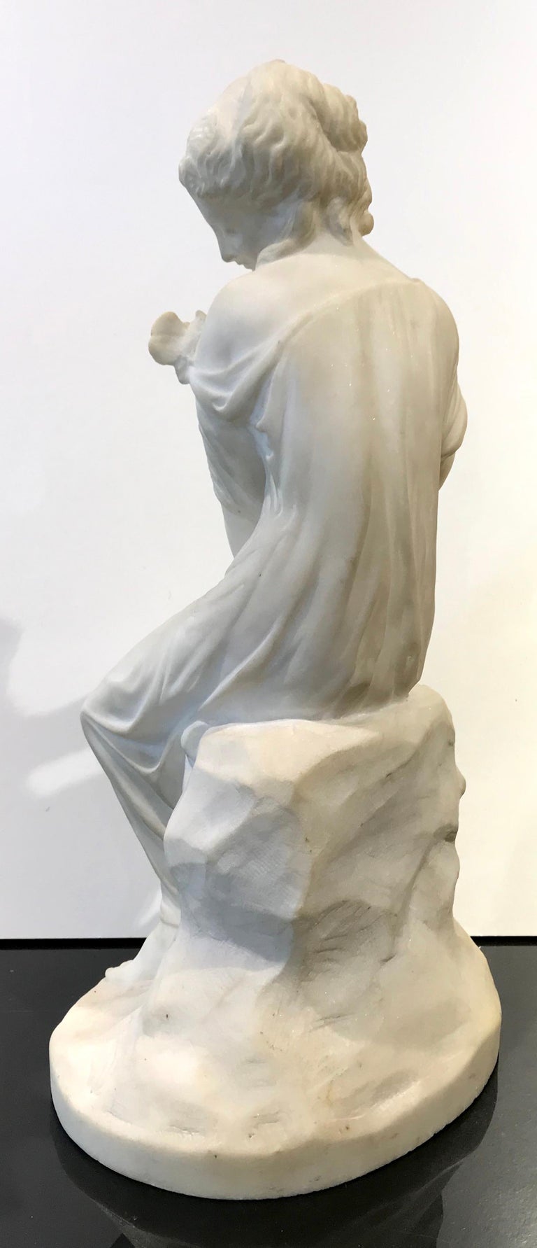 19th Century French Marble Sculpture of Psyche by James Pradier Signed ...
