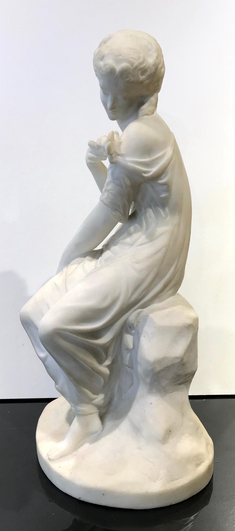 19th Century French Marble Sculpture of Psyche by James Pradier Signed ...