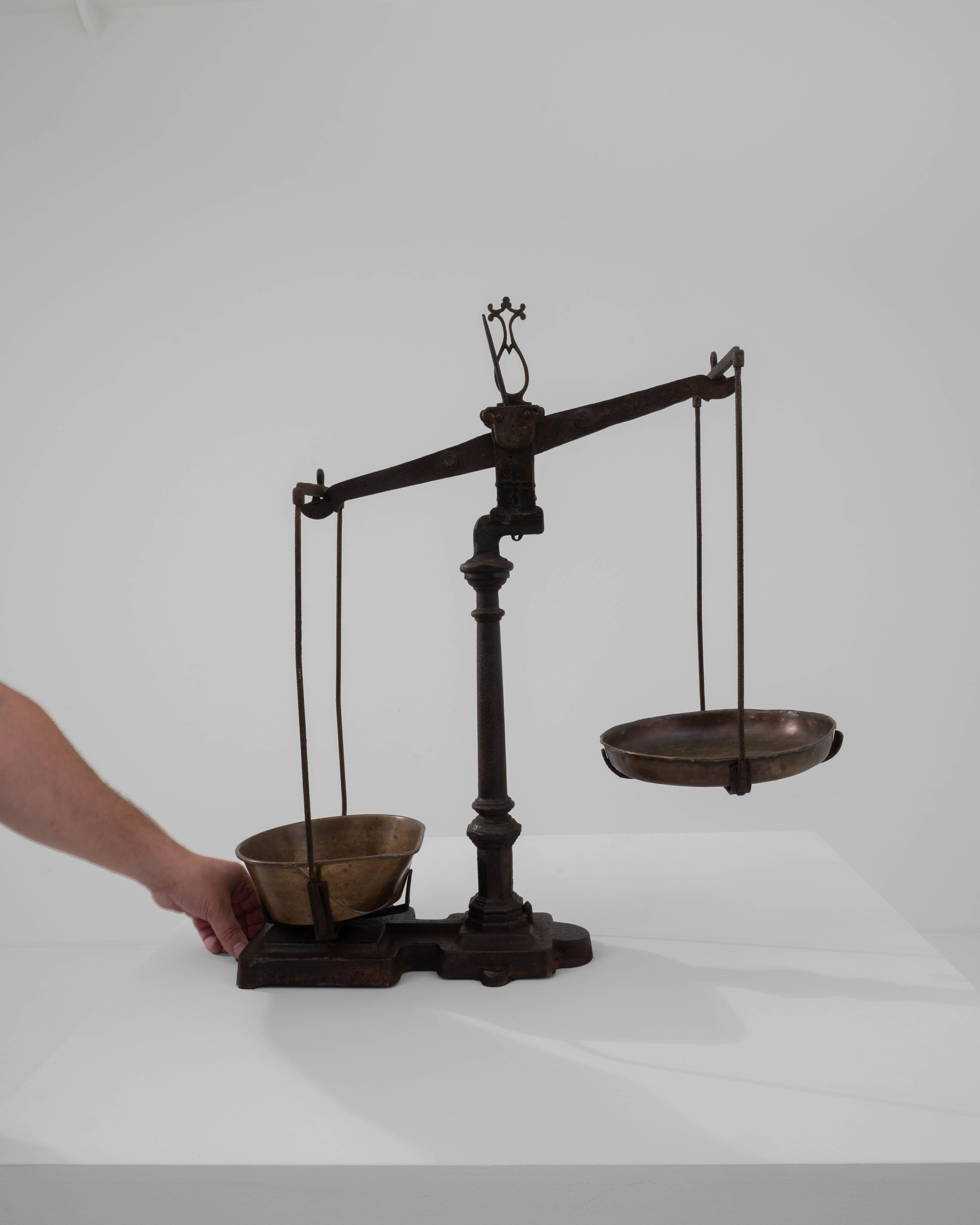 19th Century French Metal Scale at 1stDibs