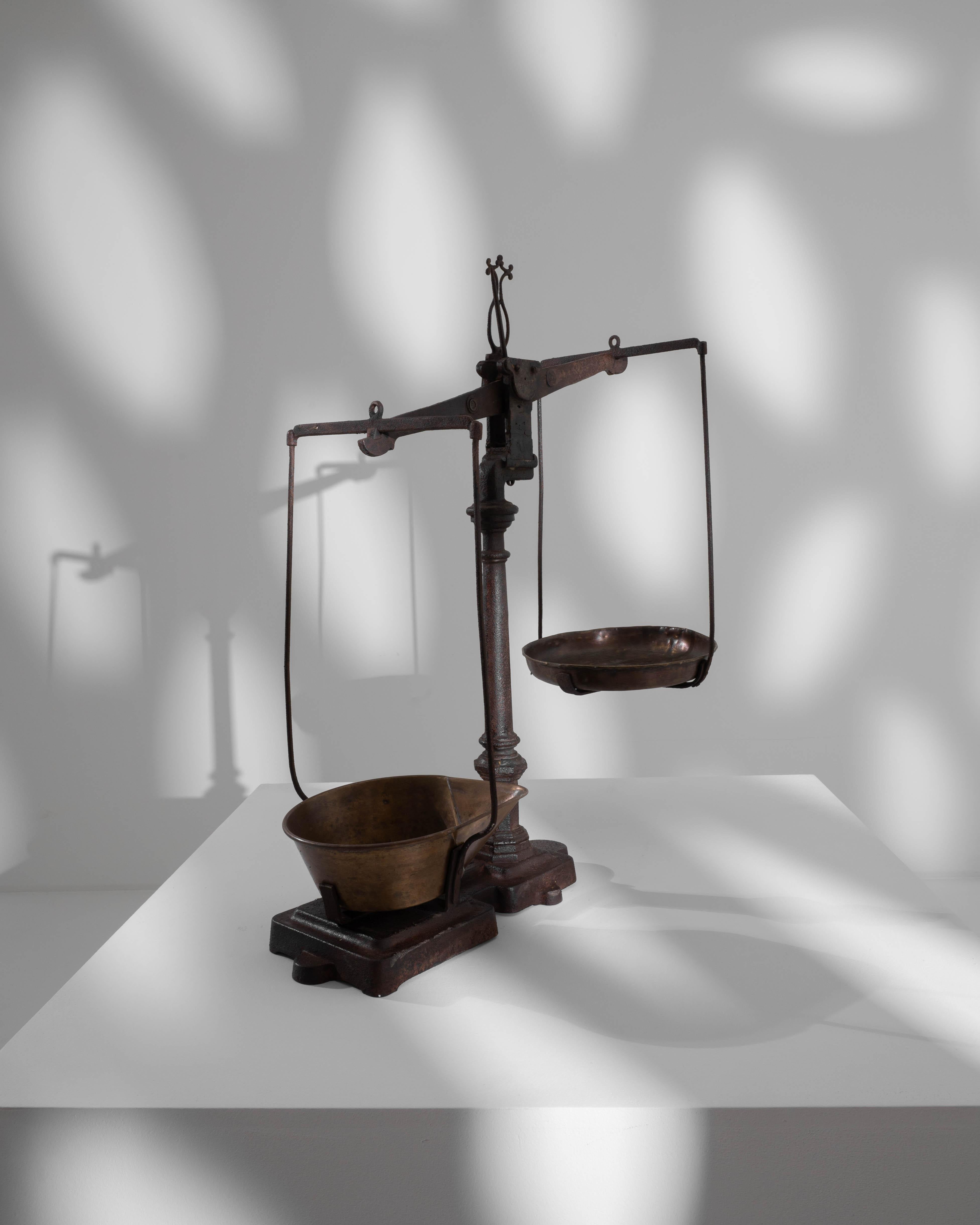 19th Century French Metal Scale at 1stDibs