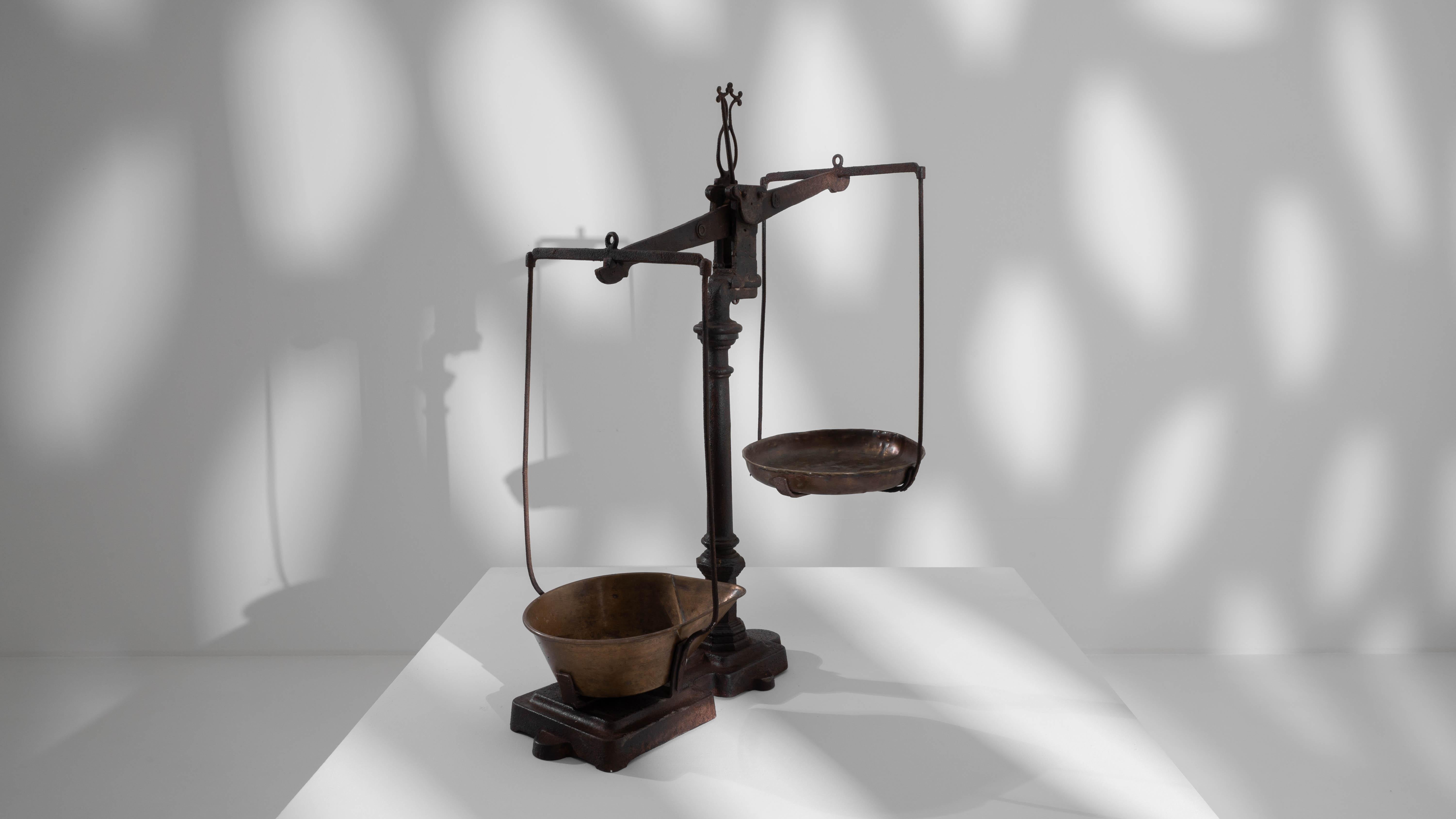 19th Century French Metal Scale at 1stDibs