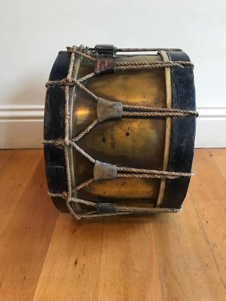 19th Century French Military Drum, Stamped Giroult Paris For Sale at ...