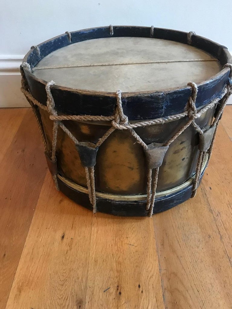 19th Century French Military Drum, Stamped Giroult Paris For Sale at ...