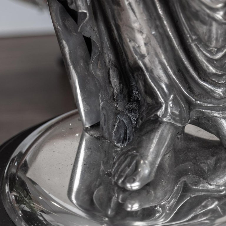 19th Century French Monumental Solid Silver Figural Centrepiece, C.1840 ...