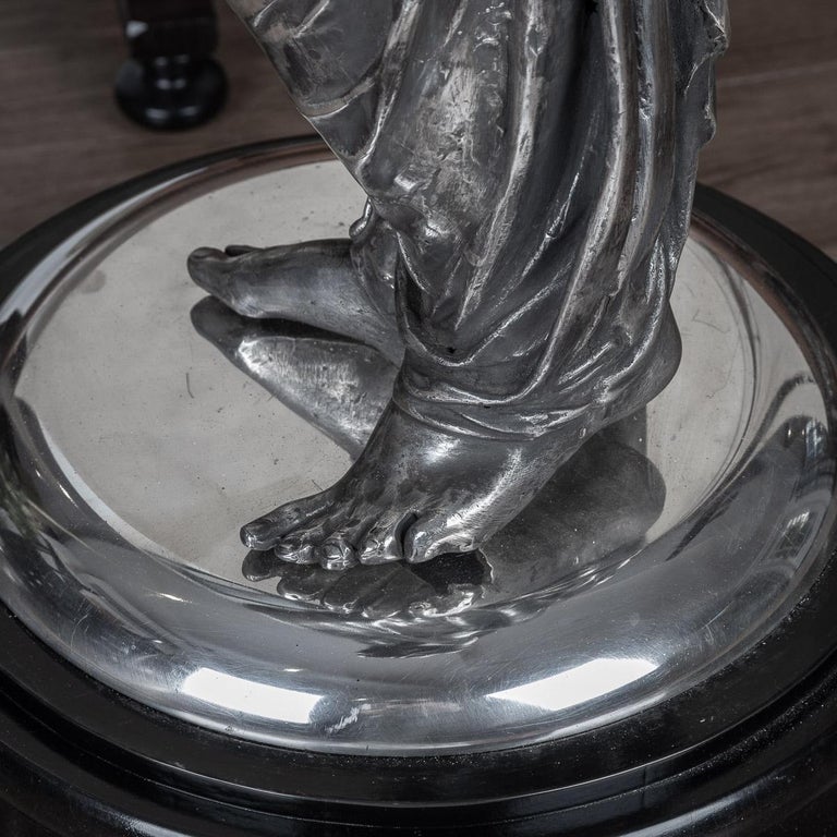 19th Century French Monumental Solid Silver Figural Centrepiece, C.1840 ...