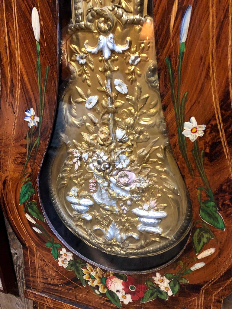 19th Century French Morbier Tall Case Clock at 1stDibs