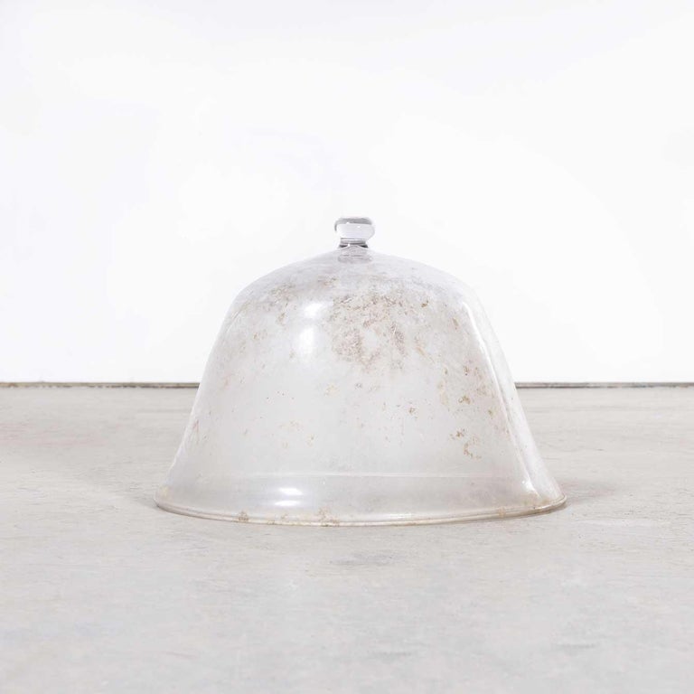 19th Century French Mouth Blown Glass Cloche '1422.4' For Sale at 1stDibs
