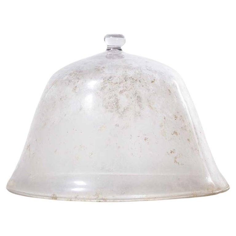 19th Century French Mouth Blown Glass Cloche '1422.4' For Sale at 1stDibs
