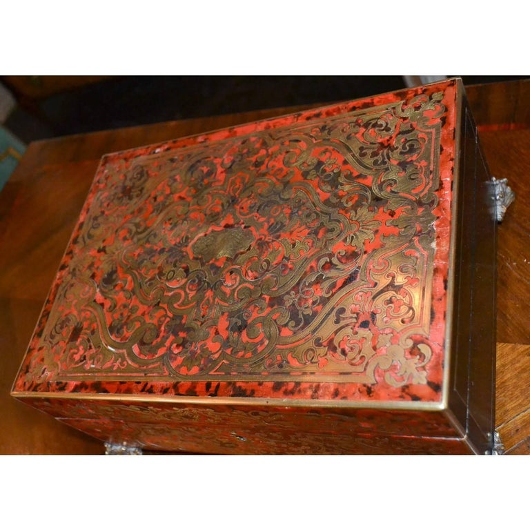 19th Century French Napoleon III Boulle Style Box at 1stDibs