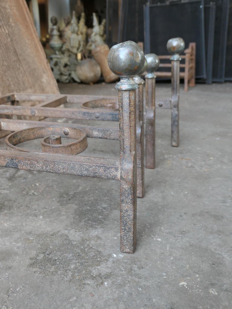 19th Century French Napoleon III Fireplace Log Grate For Sale at 1stDibs
