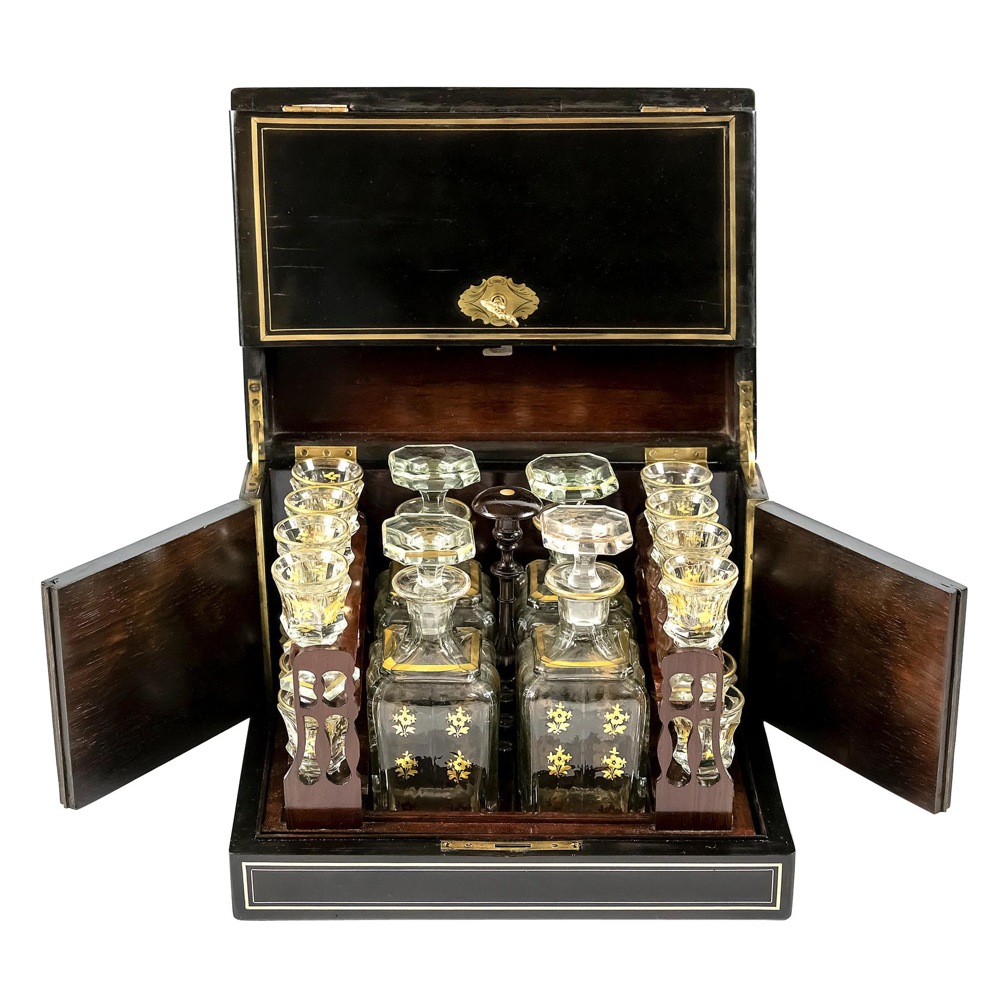 19th Century French Napoleon III Liqueur Cave Box at 1stDibs