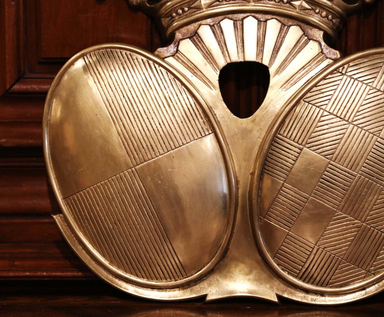 19th Century French Napoleon III Patinated Bronze Wall Hanging Family ...