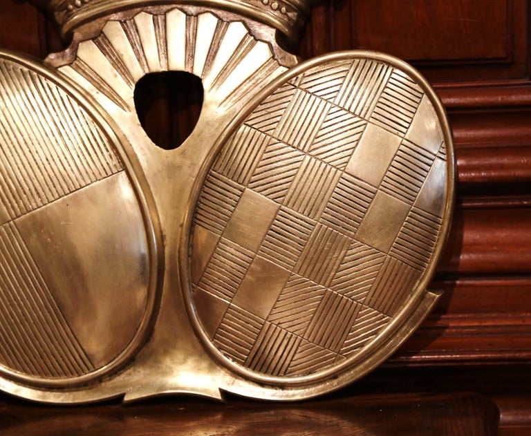 19th Century French Napoleon III Patinated Bronze Wall Hanging Family ...