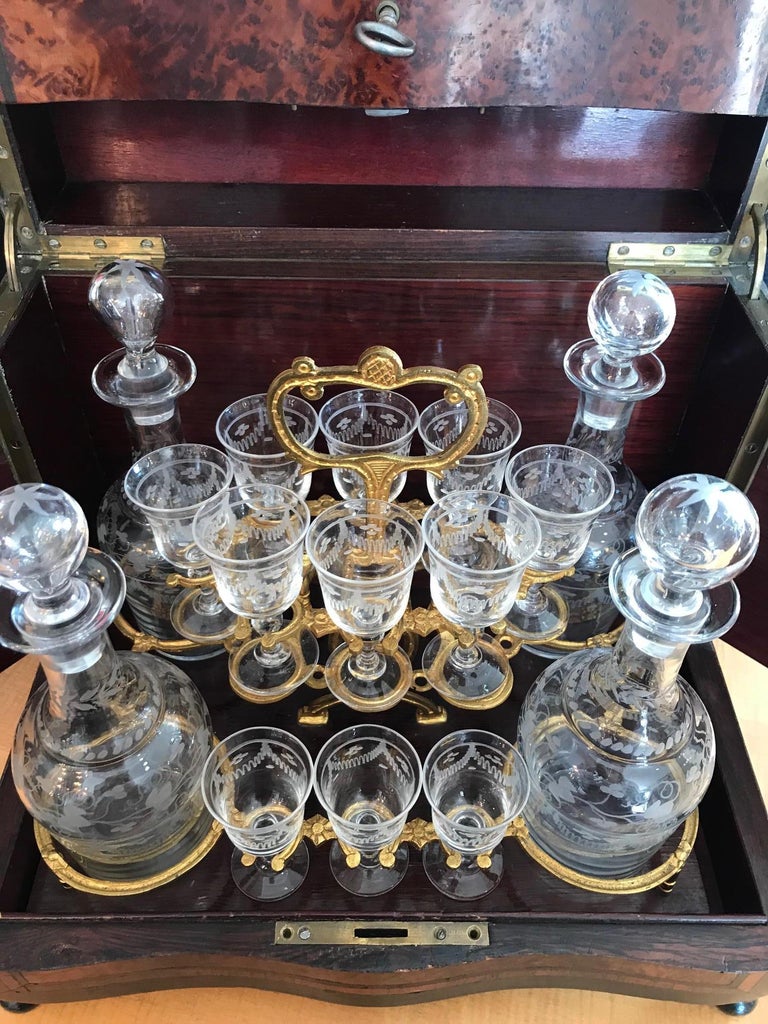 19th Century French Napoleon III Period Liquor Cellar, 1850s at 1stDibs